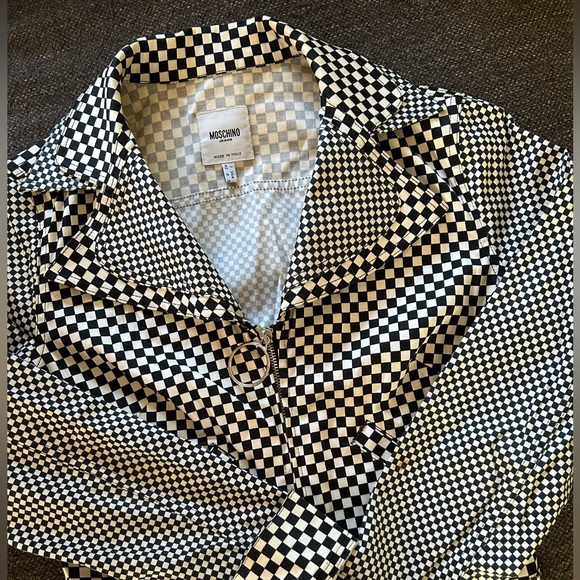 Moschino | Jackets & Coats | Vintage Moschino Checkered Jacket | Poshmark